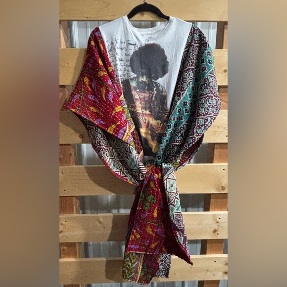 Tops | Jimmy Hendricks Upcycled Kantha Duster By Susie | Poshmark